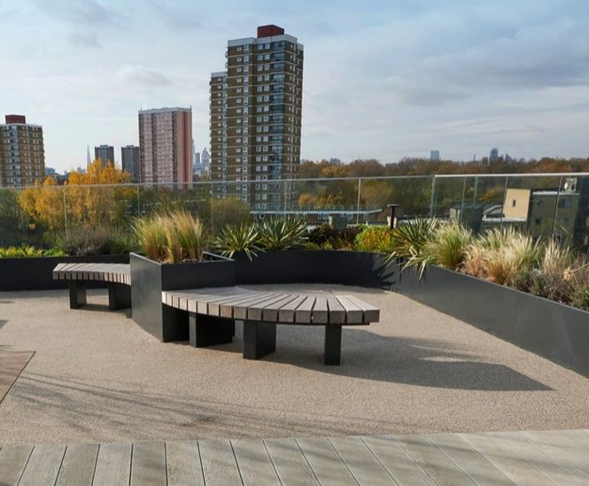 Roof terrace system for modern residential apartments | Raaft®