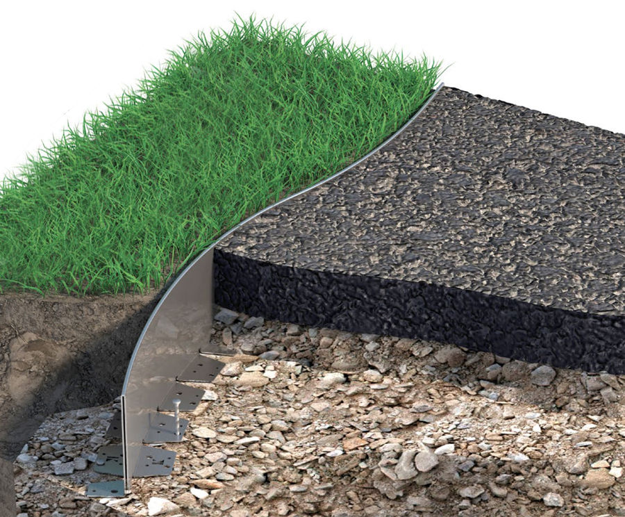 Bison Kerb - steel kerb for hard landscape edging | Images