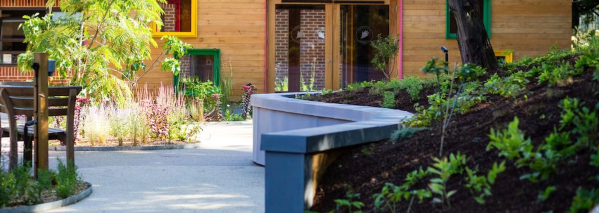 Resin bound pathway edging - Horatio's Garden | Kinley | ESI External Works