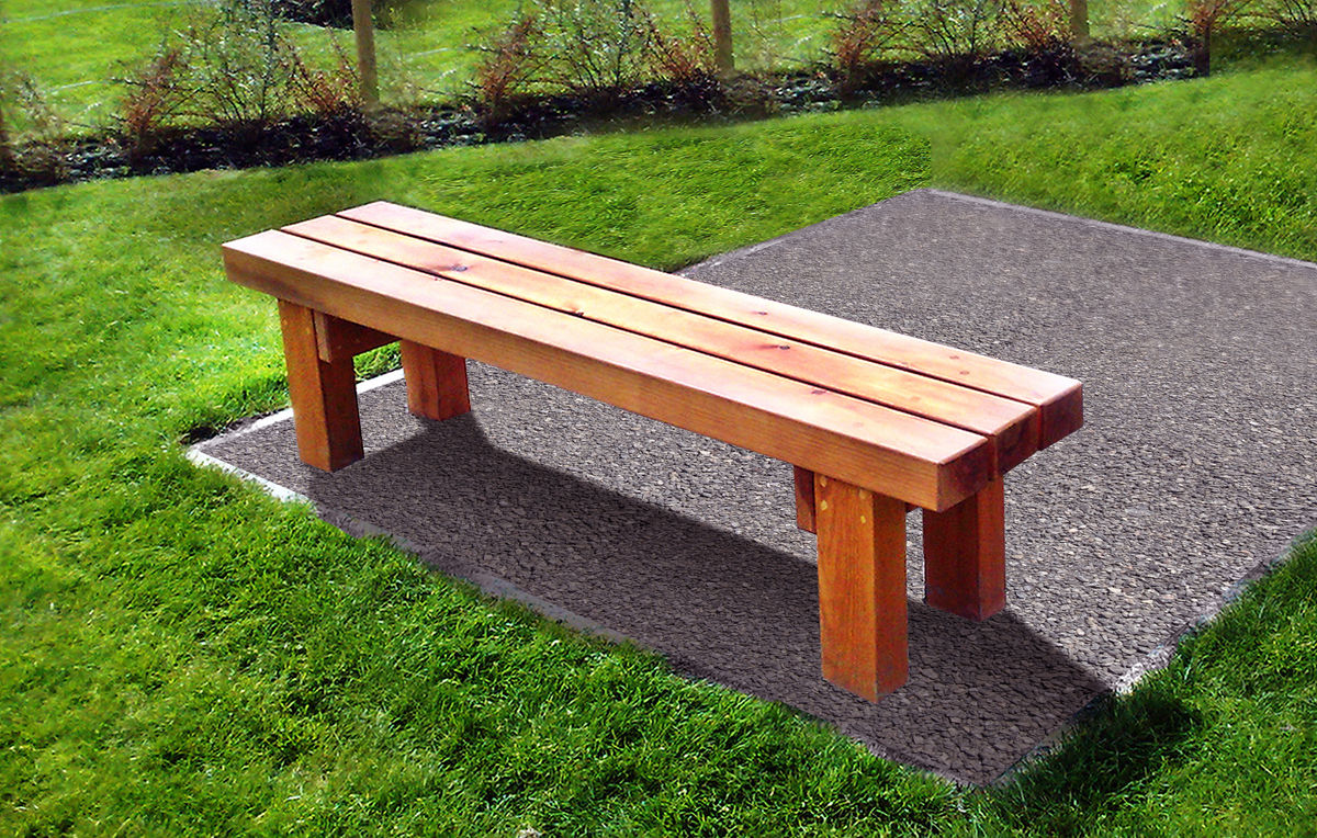 Images for Sheldon All Timber Bench - SBN309