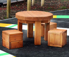 Sheldon Single Seater Cubed Bench Pod - SBN313 | Langley Design Street ...