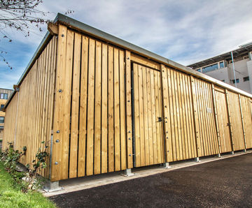 Timber cycle shelters | EXTERNAL WORKS