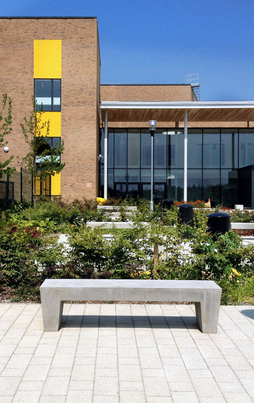 Pewsham Solid Pre Cast Concrete Bench - PBN405 | Images