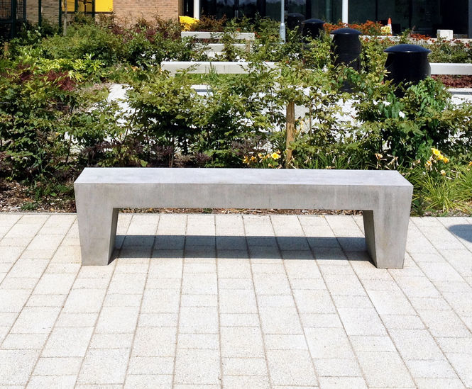 Pewsham Solid Pre Cast Concrete Bench - PBN405 | Langley Design Street ...