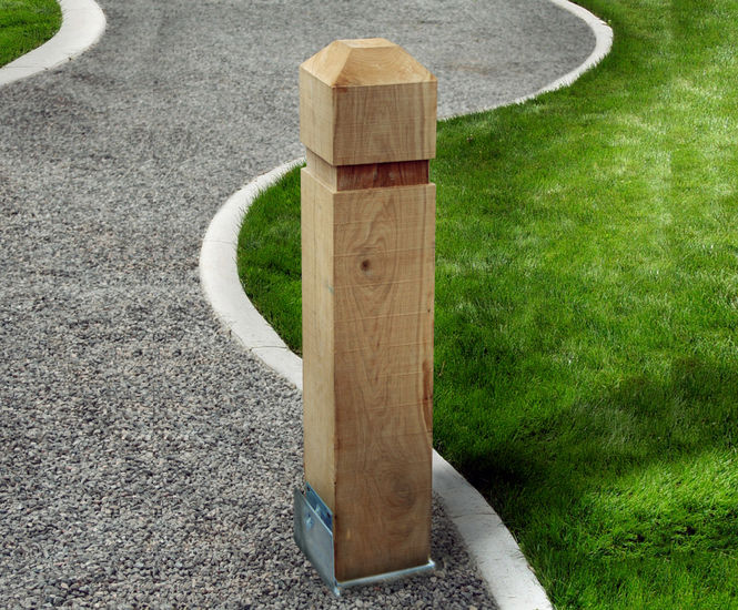 Sheldon Removable Timber Bollard - SBD301 | Langley Design Street Furniture