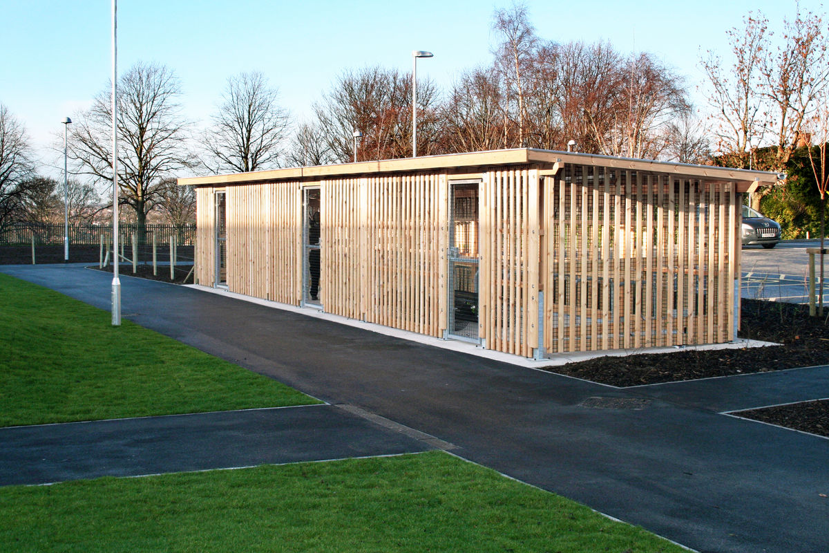 Images for Sheldon fully-enclosed timber-clad cycle shelter - SCS309
