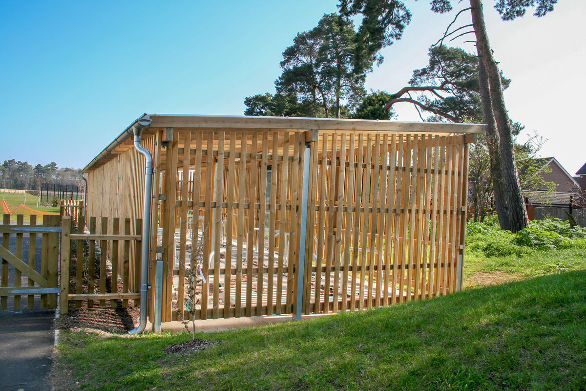 Images for Sheldon fully-enclosed timber-clad cycle shelter - SCS309