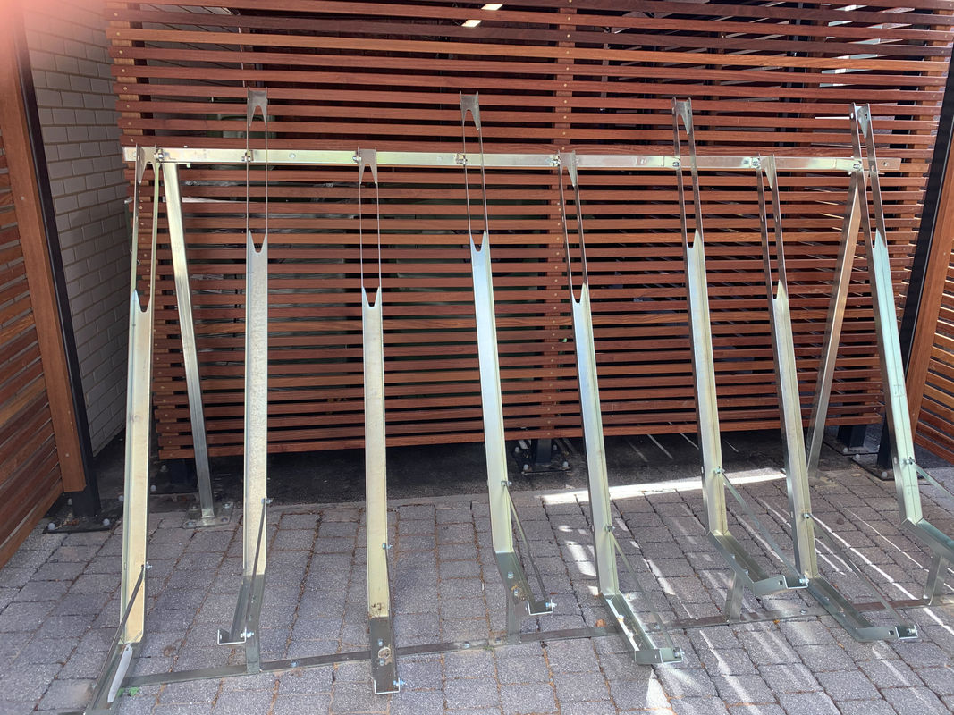 Bespoke cycle and bin store facility with sedum roofs | Images