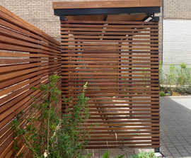 Bespoke cycle and bin store facility with sedum roofs | Langley Design ...