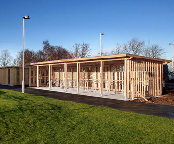 Timber cycle shelters | EXTERNAL WORKS