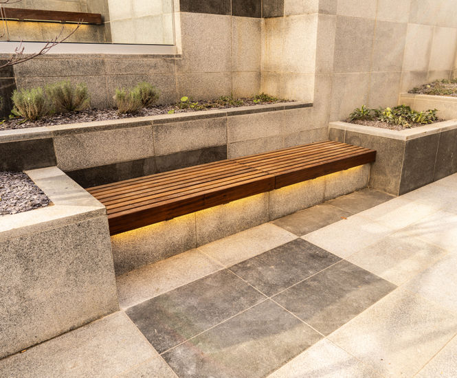 External seating for town centre and business hub | Public Spaces