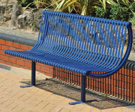 Weyburn – steel bench | Broxap | ESI External Works