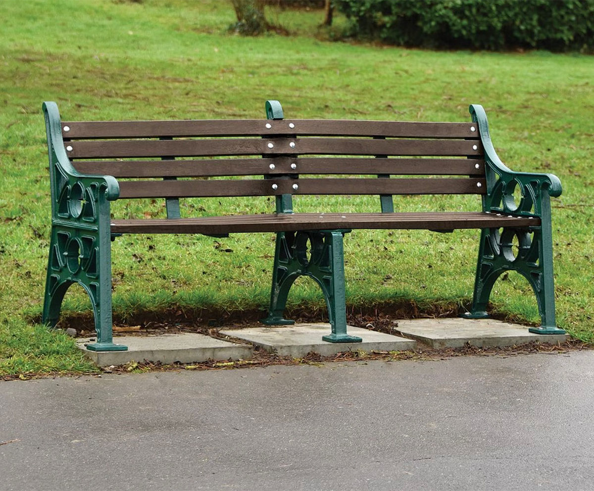 Eastgate – classic cast iron bench hardwood slats | Broxap | ESI ...