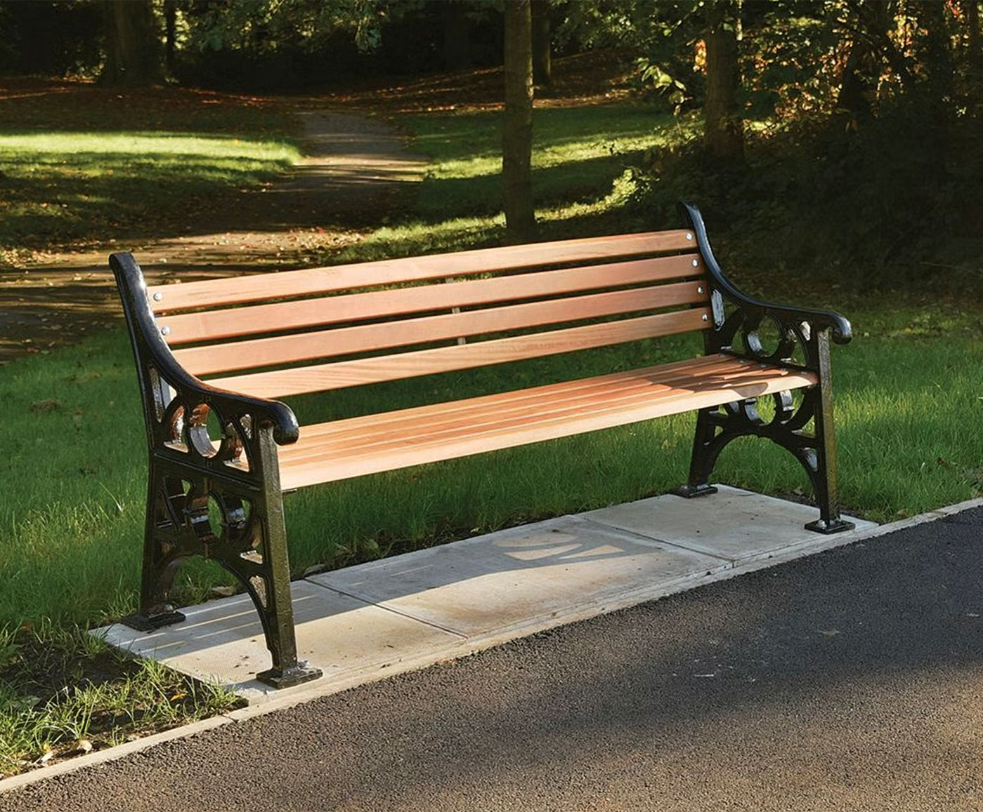 Eastgate – classic cast iron bench hardwood slats | Broxap | ESI ...