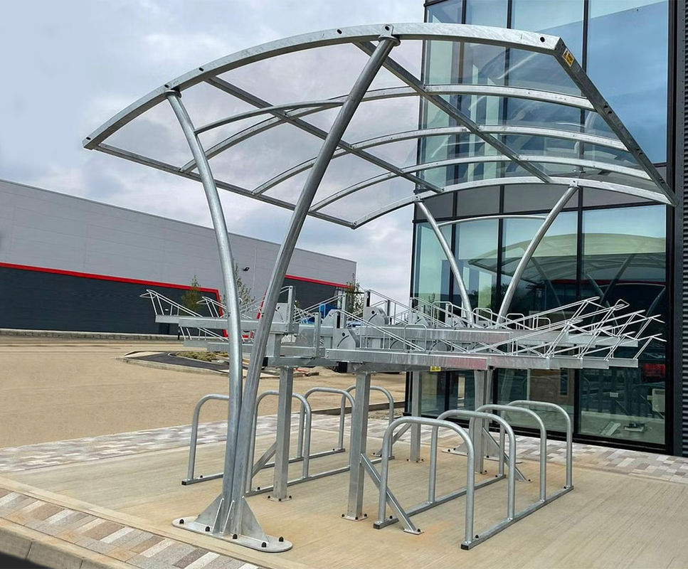 Easi Riser – space-saving two-tier cycle storage system | Images