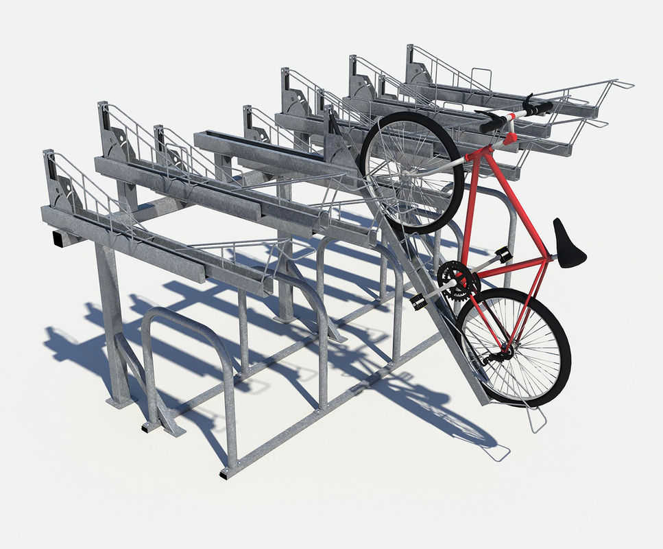 Easi Riser – space-saving two-tier cycle storage system | Images
