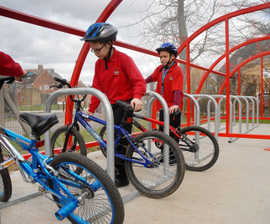 Wardale – modular steel cycle shelter | Broxap | ESI External Works