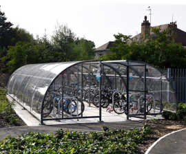 Wardale – modular, anti-vandal cycle compound | Broxap | ESI External Works