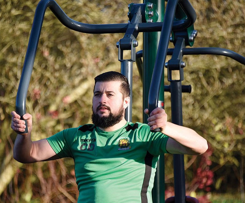 Images for Combi Pull Challenger Power Push – outdoor fitness station