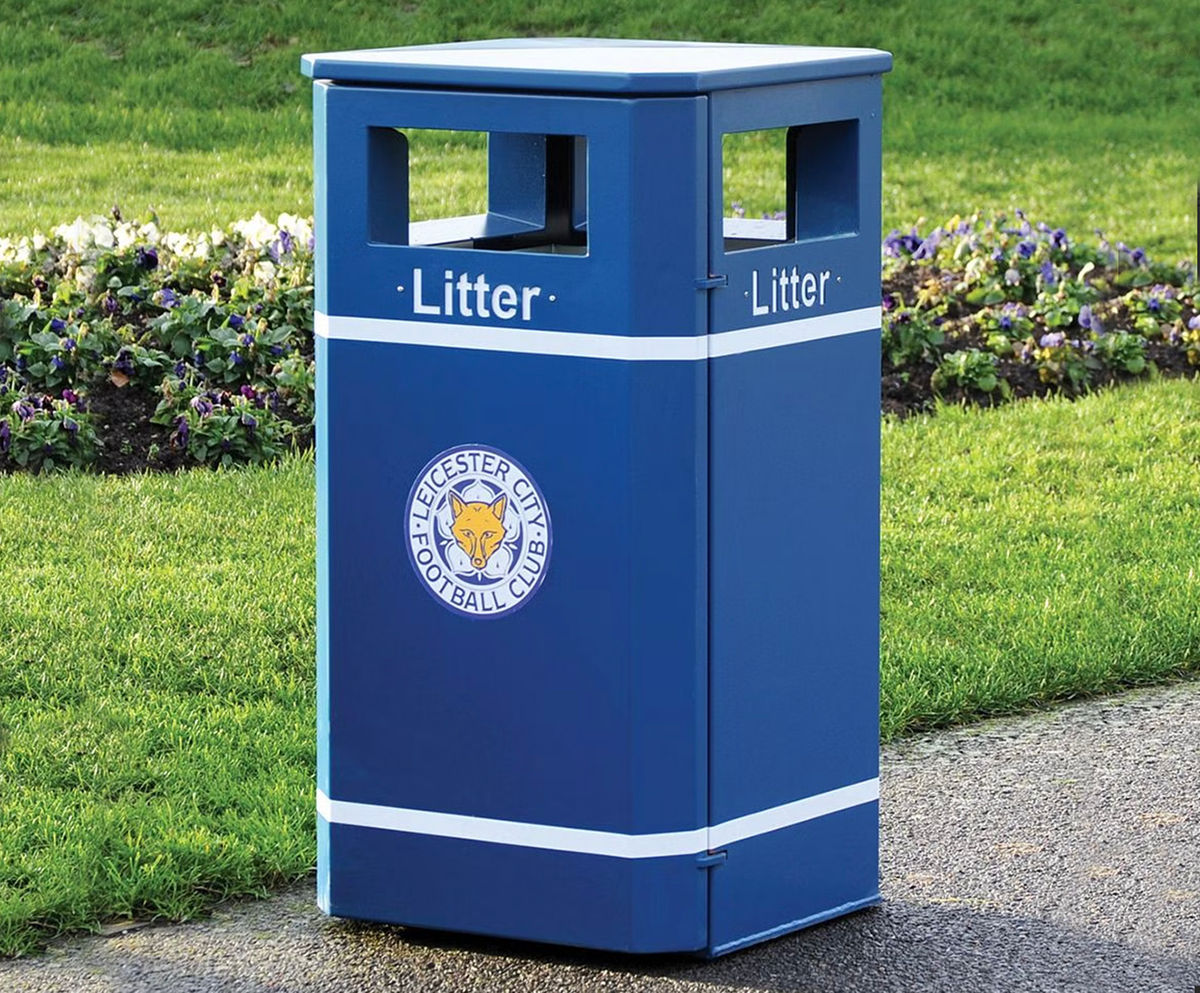 Derby Standard – mild steel litter bin, 120 litre | Broxap | ESI ...