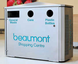 Derby Triple – 3 bay outdoor recycling bin | Broxap | ESI External Works