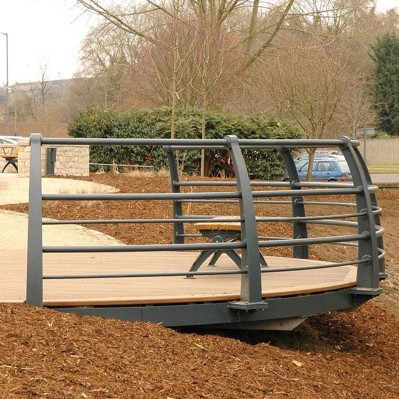 Images for Quayside – ductile iron 5-rail curved railing system