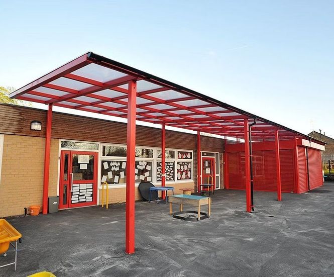 Newcastle Monopitch Canopy - modular outdoor shelter | Broxap