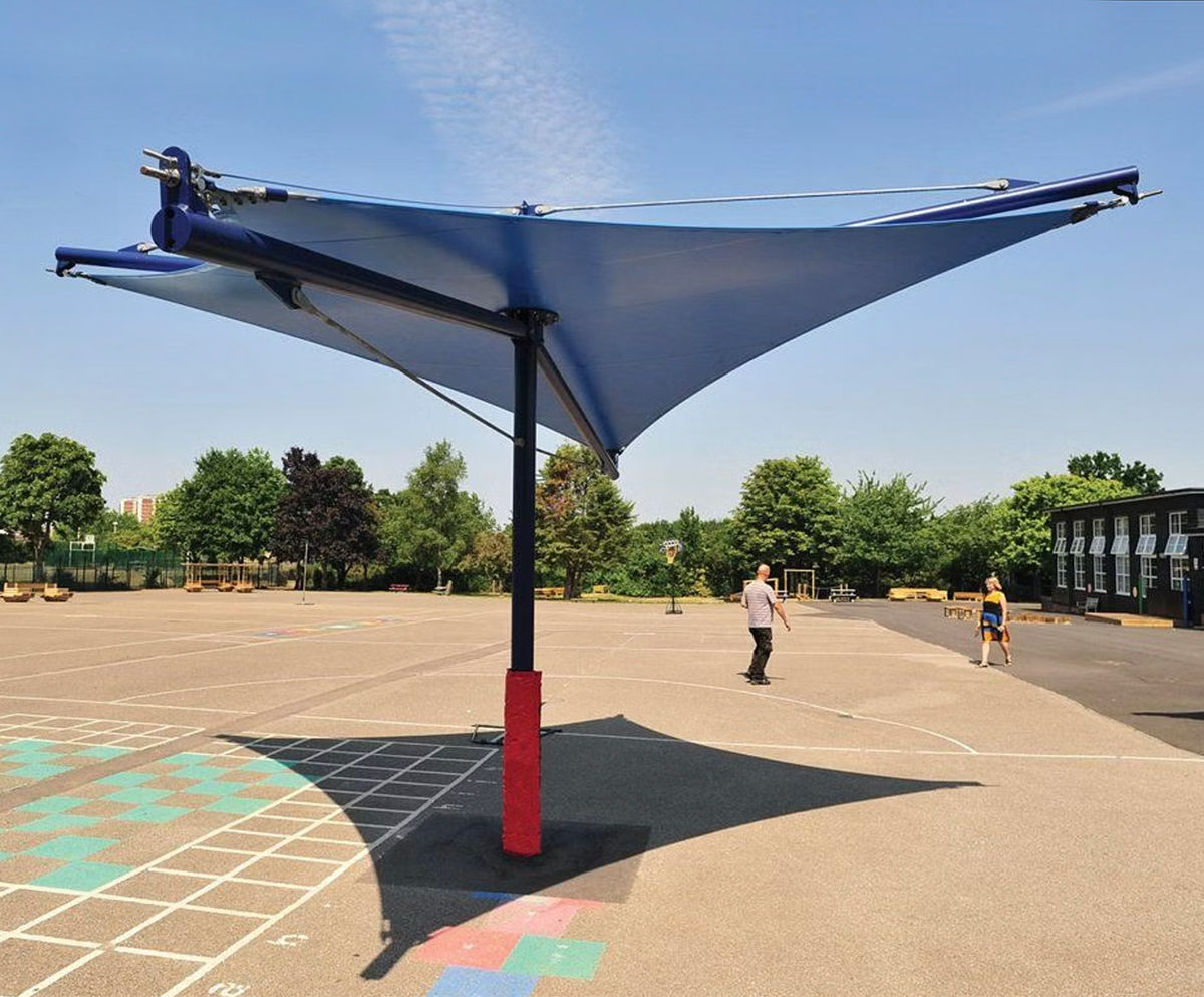 Kite – tensile structure for outdoor spaces | Broxap | ESI External Works