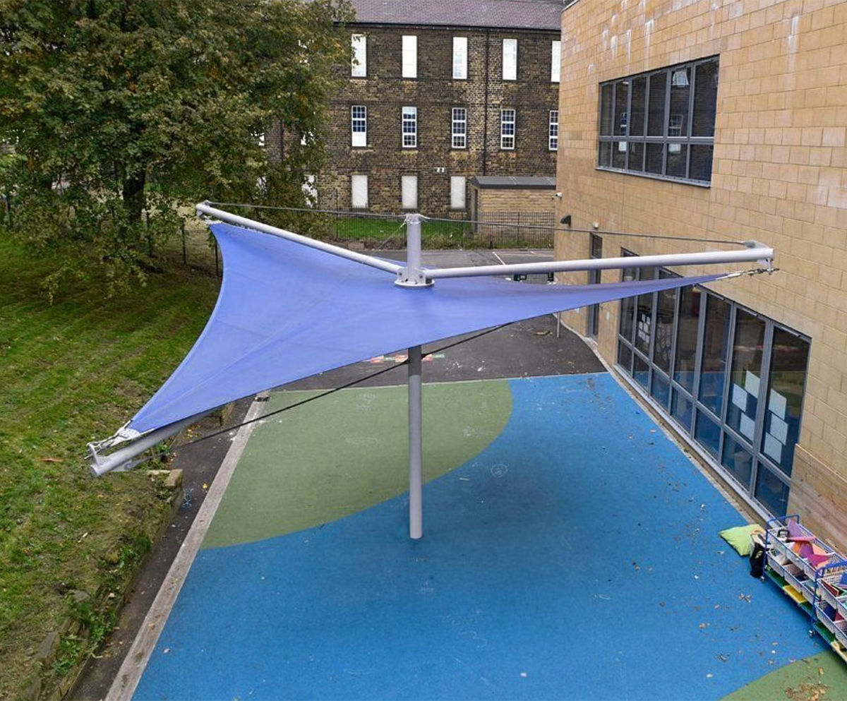 Kite – tensile structure for outdoor spaces | Broxap | ESI External Works