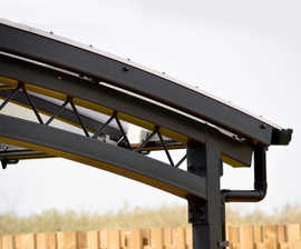 Newcastle Symmetric Lattice Canopy – load-bearing shelter | Broxap ...