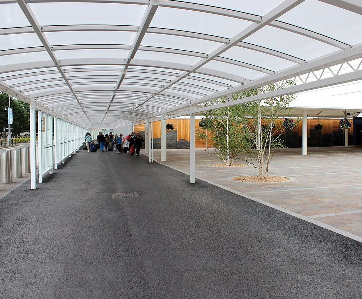 Newcastle Symmetric Lattice Canopy – load-bearing shelter | Broxap ...