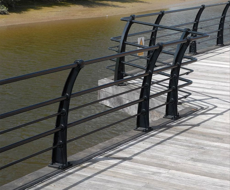 Images for Quayside – ductile iron 5-rail curved railing system
