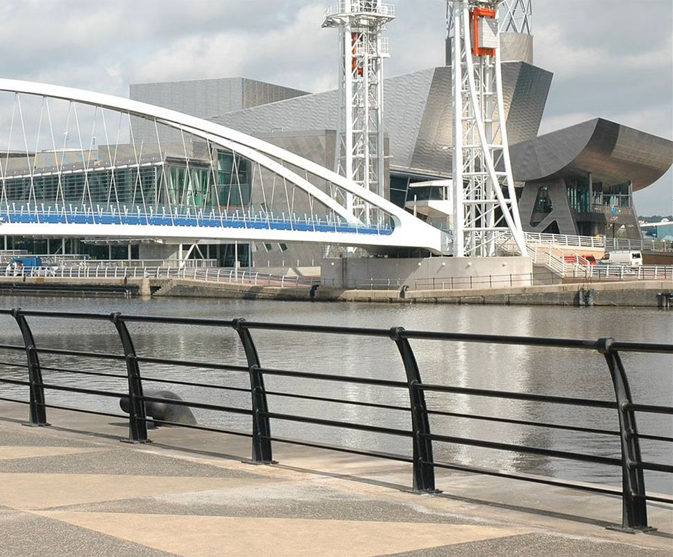 Images for Quayside – ductile iron 5-rail curved railing system