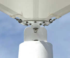 Sydney – hyperbolic tensile white shade sail | Broxap | ESI External Works