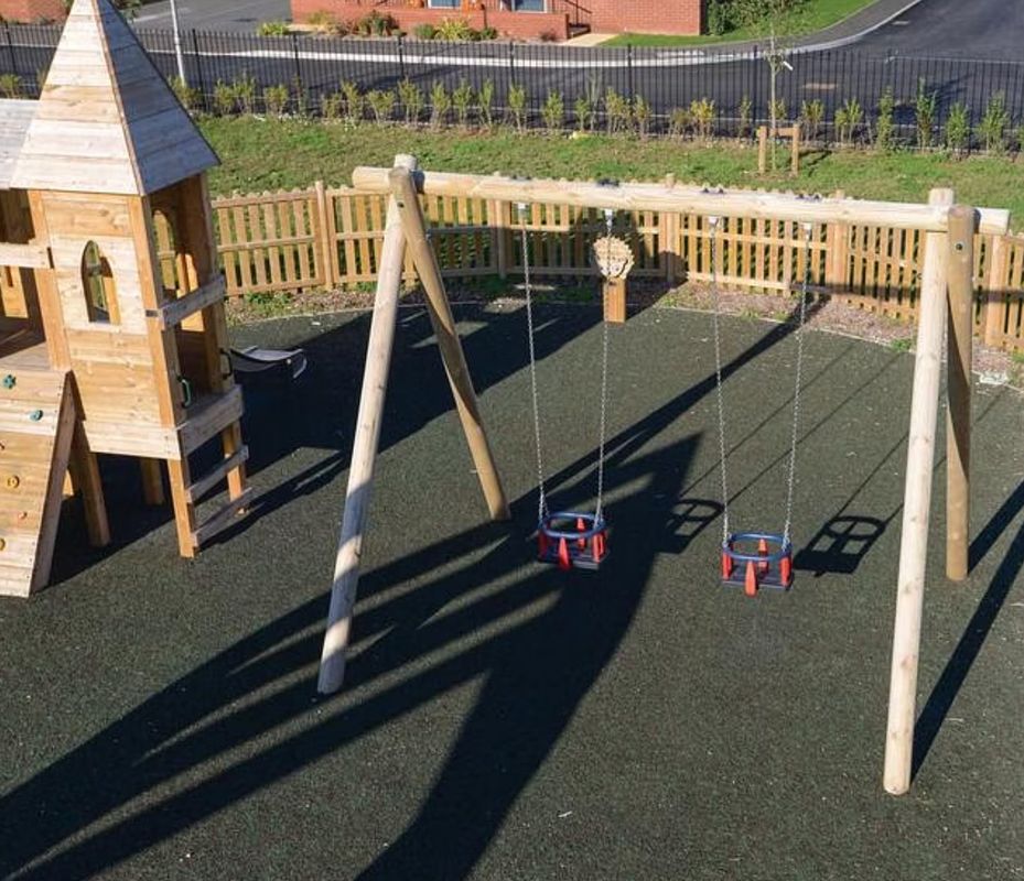 Images for Enclosed community play area with bespoke archways