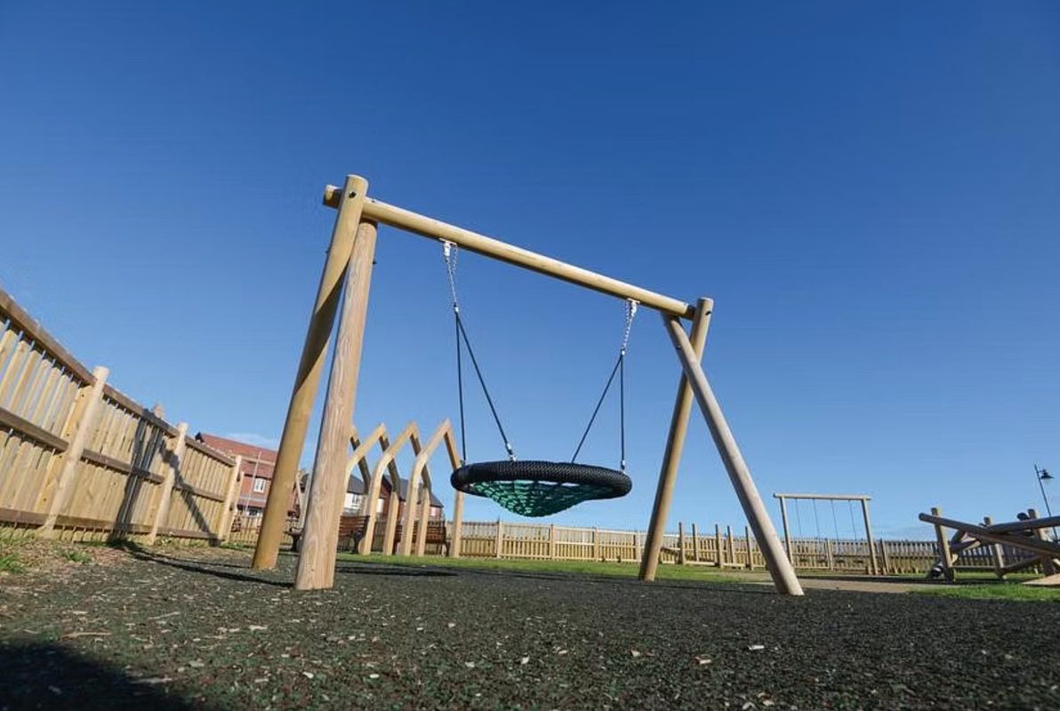 Images for Enclosed community play area with bespoke archways