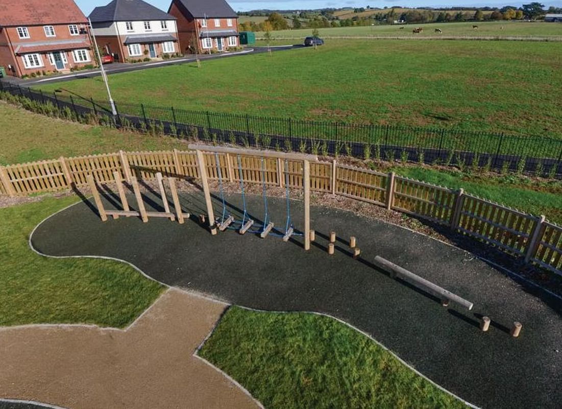 Images for Enclosed community play area with bespoke archways