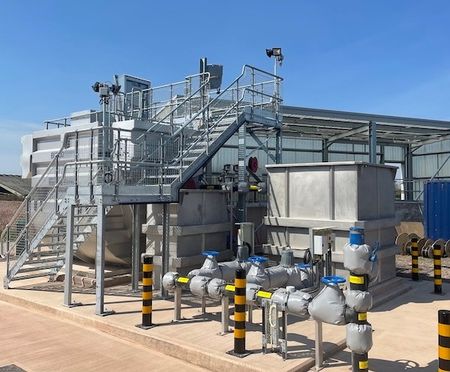 Pile cloth media filtration Wessex Water water recycling centre ...