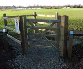 Timber kissing Gates | Secure-a-Field | ESI External Works
