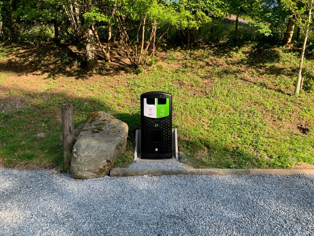 Images for Leafield Envirobank Split 310 Recycling Bin