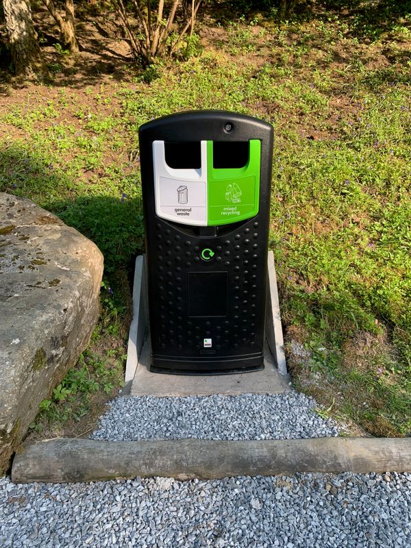 Images for Leafield Envirobank Split 310 Recycling Bin