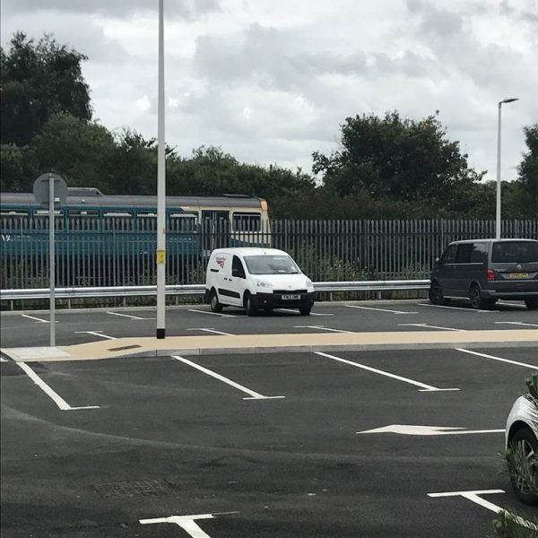 Radyr Train Station regeneration with 6mm Natratex Cotswold paths | Images