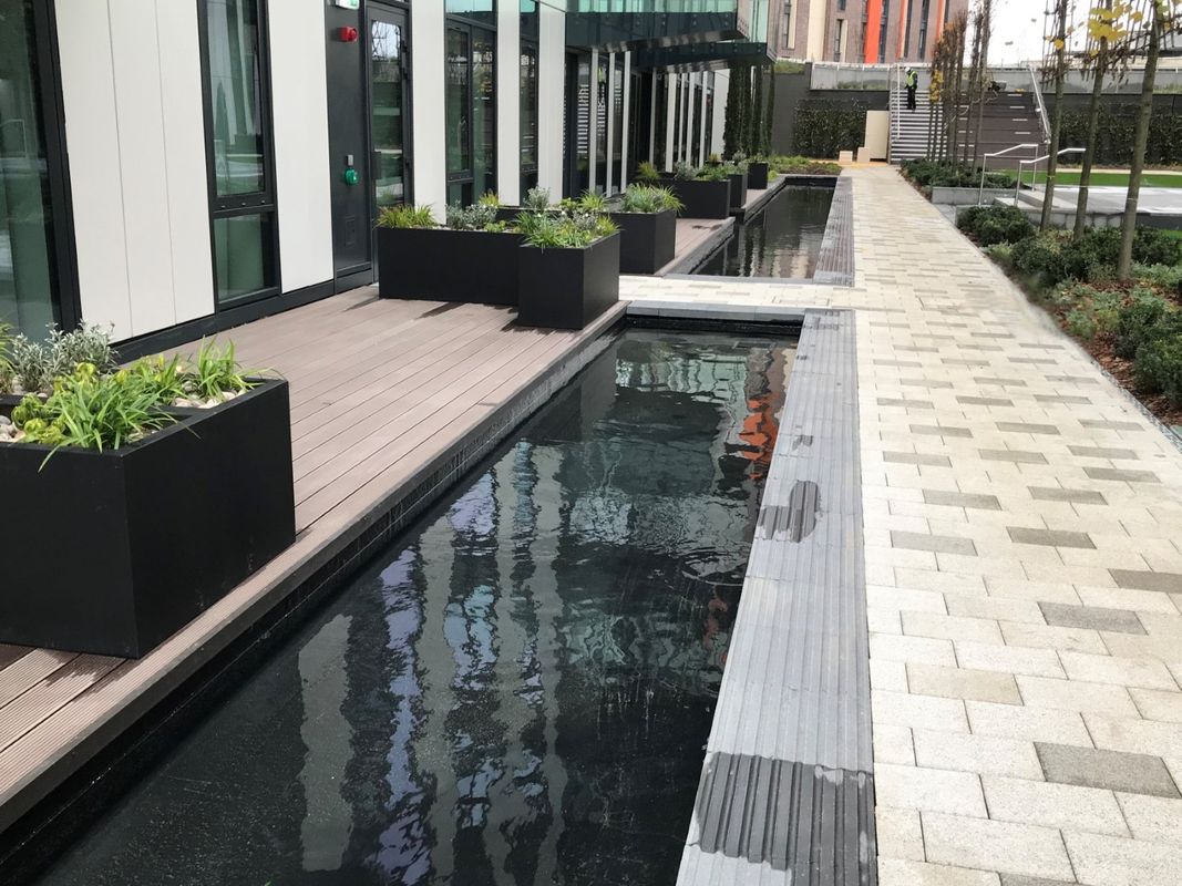 Rills, water jets, mirror pools and irrigation - Wembley Park | Images