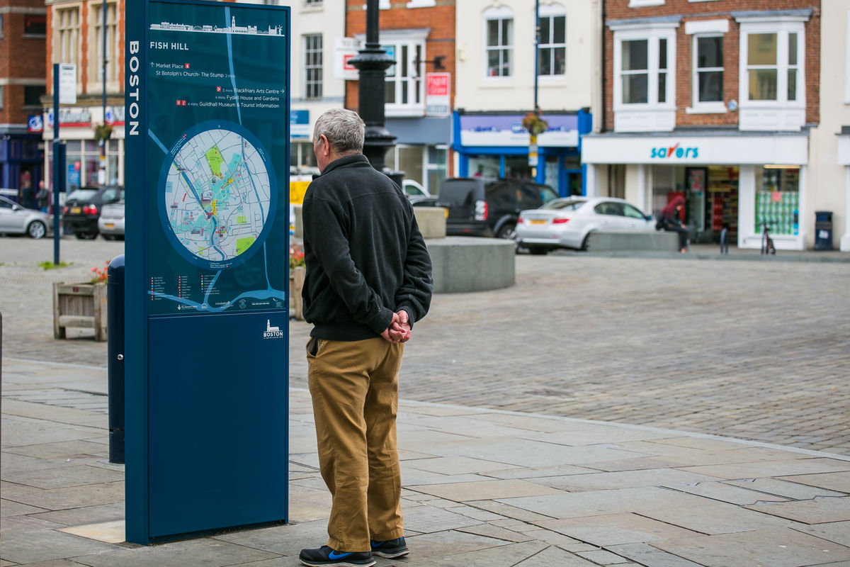 WAY2GO Wayfinding Signage for Boston Town Centre | isGroup | ESI ...