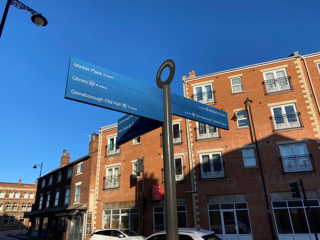 WAY2GO wayfinding totems and fingerposts - West Lindsey | Images