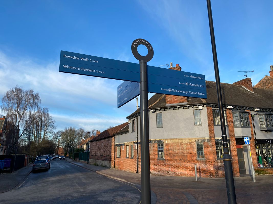 WAY2GO wayfinding totems and fingerposts - West Lindsey | Images