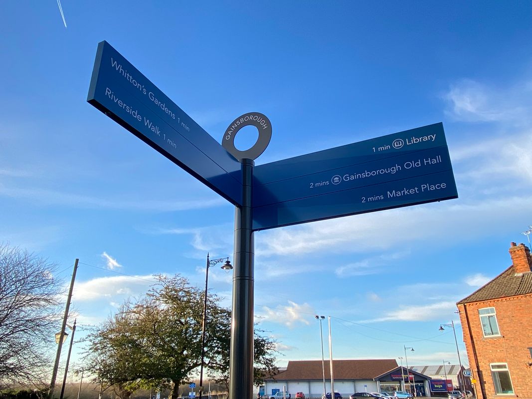WAY2GO wayfinding totems and fingerposts - West Lindsey | Images