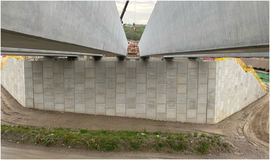 UK's largest multiple span, semi integral bridge - Forder Valley | Images