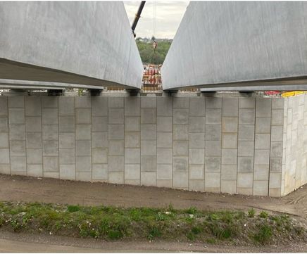 UK's largest multiple span, semi integral bridge - Forder Valley | Geoquest