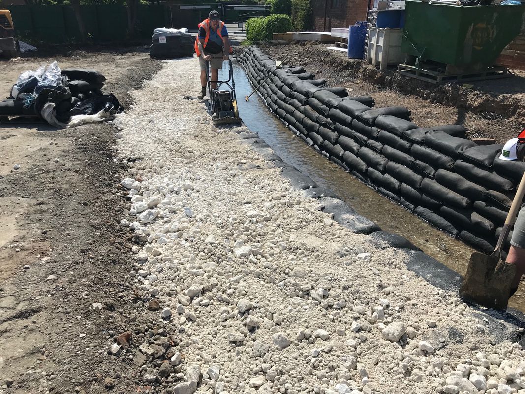 SuDS detail for new luxury housing development | Images